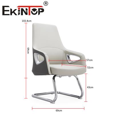 Cina Moderno design Pu cuoio White Office Executive Chair Sedie di cuoio Club in vendita