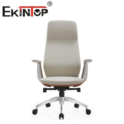 Chine Chaise de bureau ergonomie exécutive en cuir moderne sur mesure Chaises de club en cuir à vendre