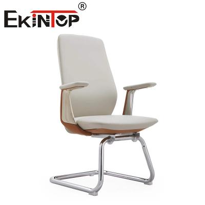Chine Meubles de bureau personnalisés Chaise d'ordinateur de bureau ergonomique Support de bras PU Chaises de club en cuir à vendre