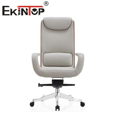 China Executive Swivel Office Meeting Computer Chair Leather Chair Set Cowhide Office Chair for sale