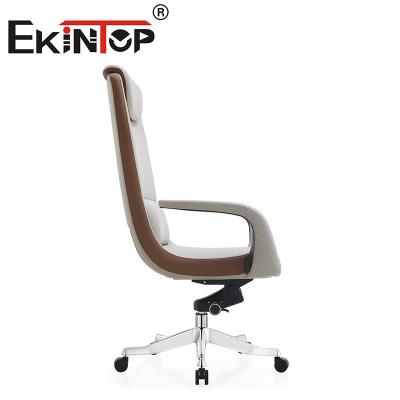 China Executive Swivel Office Meeting Computer Chair Leather Chair Set Cowhide Office Chair for sale