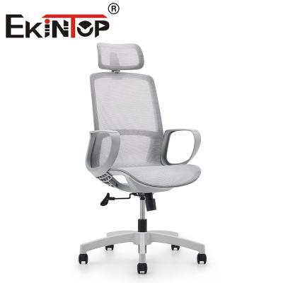 China White Office Chair Modern High Back Chair Office Chair Ergonomic Luxury Mesh Back Chair for sale