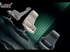 Ekintop Zwarte Ergonomische Stoel Mesh Seat, het Draaien Mesh Mid Back Office Chair