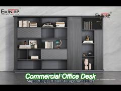 Commercial L Shaped Desk Cubicle 6 Person For Office Computer
