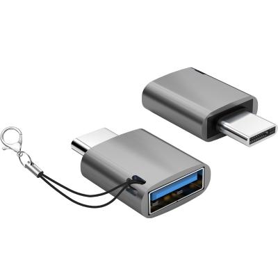 Cina Adattatore USB C OTG da 3.1 M a USB A F, supporto OTG, velocità 5 Gbps, corpo in metallo in vendita