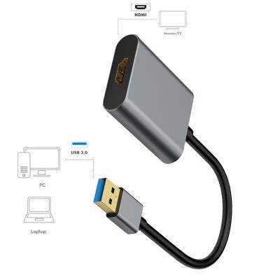 중국 1080p 비디오 해상도 USB 3.0 외부 그래픽스 독 (USB-A/M to HDMI/F용) 판매용