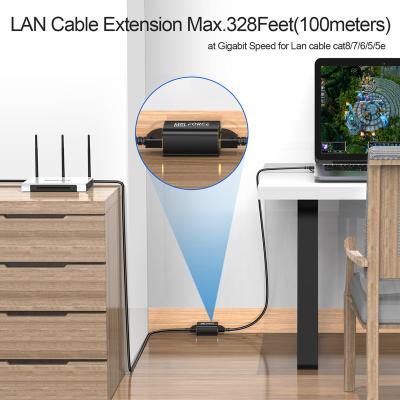 中国 イーサネットケーブルエクステンダー F/F インライン RJ45 カプラーコネクタ モジュラー 販売のため