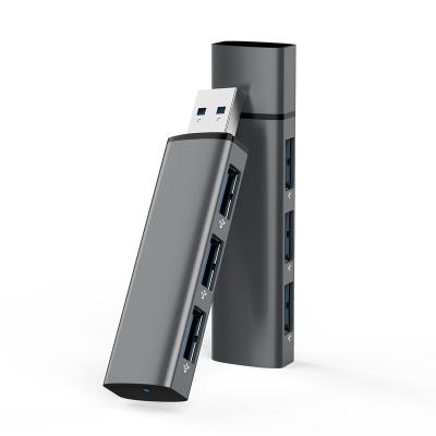 Cina Hub portatile in metallo USB C 3.2 Gen 2 10Gbps espande tre USB A in vendita