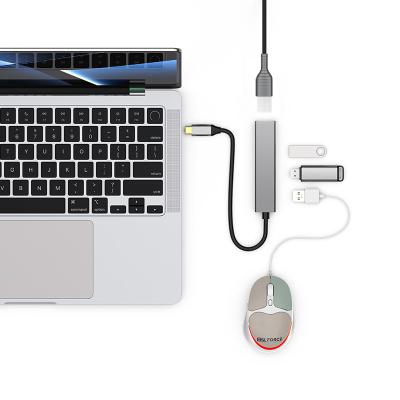 中国 4ポート USB Type C 3.0 USBハブ 延長USBケーブル付き 販売のため