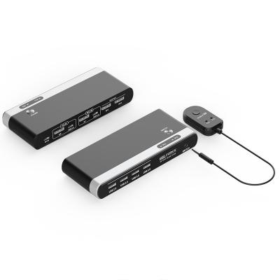China KVM Switch USB C Dual Monitor Output DisplayPort With 4 Ports USB 2.0 HUB for sale