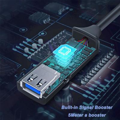중국 고속 3A 액티브 USB 리퍼 케이블 15m 길이의 신호 부스터 판매용
