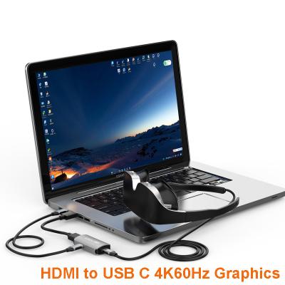 China HDMI a USB C Adaptador de vídeo activo 4K Divide la señal HDMI a la señal USB C en venta