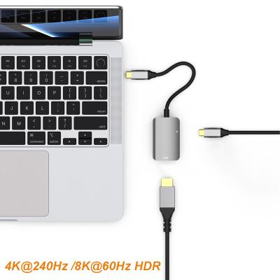 中国 48Gbps USB C から HDMI 2.1 アダプタ 140W PD 充電  MacOS Windows 用 販売のため