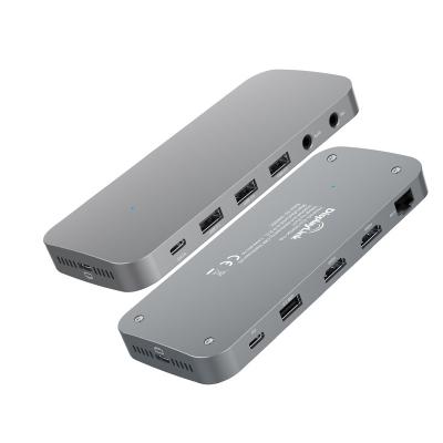 China Display Link 6050 Docking Station With Dual 4K HDMI Video External Screen And 10G Data for sale