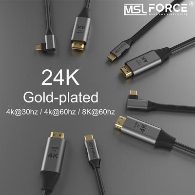 中国 10メートル USB Type C - HDMIケーブル HDR 4K 60Hz対応 長距離使用向け 販売のため