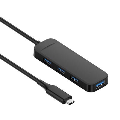 China USB C HUB 4 Ports USB 3.0 HUB ABS Plastic Materials for sale