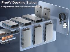 8 in 1 USB C 허브 (8 포트 USB 데이터 허브, 4K HDMI 비디오 확장 기능 포함) 컨퍼런스 시스템용