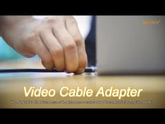 10 meters usb type c to hdmi cable with hdr 4k 60hz refresh rate for long range use