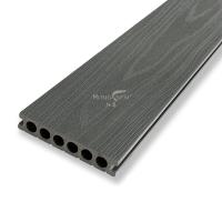 China Darkgray 3D Antiskid Co Extrusion WPC Decking Boards Fire Resistant for sale
