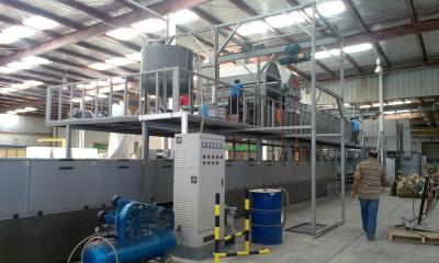 China Intelligent FRP gel coat lightning sheet production line for sale