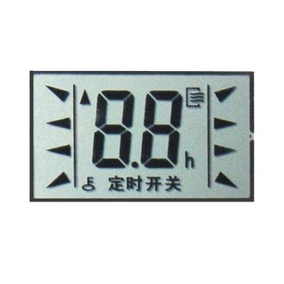 Visor de cristal líquido de 7 segmentos com dígitos LCD monocromático