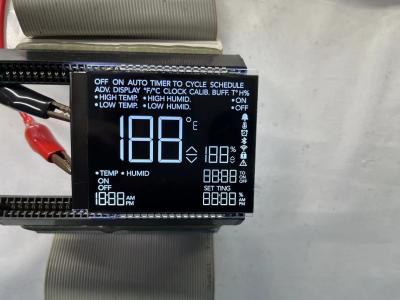 China Painéis de exibição VA LCD Negativo Preto e Branco Transmissor Digital Gráfico Vidro LCD for sale