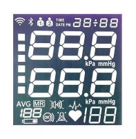 China Factory Sales TN Segment LCD Black And White Segment Code Sphygmomanometer Customizable Display for sale