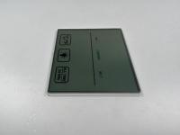China HTN Segment Code LCD White Blacklight Indoor Hygrograph Customizable Display for sale