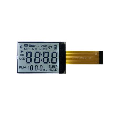 China Código de Segmento HTN Positivo LCD Branco Luz Negra Com Display LCD FPC à venda