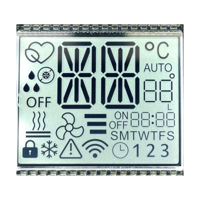 China Positieve transflectieve TN-segmentcode LCD-toepassing voor thermostaat for sale