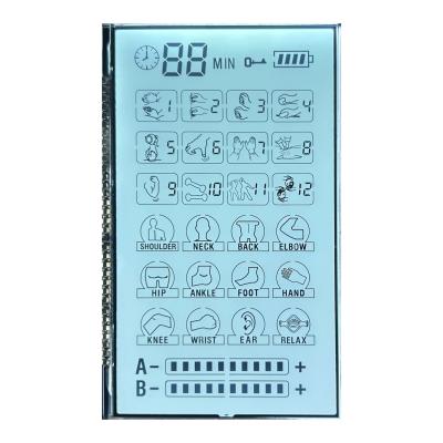 China Positieve 6 O' CLOCK Transmissive Monochrome Va Lcd Display Screen PIN voor massager Te koop