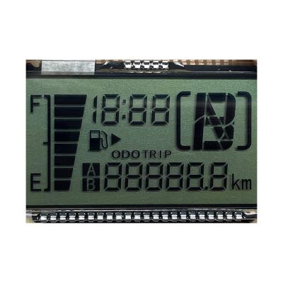 China Ecrã LCD HTN personalizado de alta qualidade de oito formas monocromático de 7 segmentos for sale
