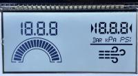 China Custom Segment LCD Display for Instruments Custom HTN LCD Display with Backlight for sale