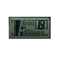 China Custom Motorcycle Segment HTN Positive LCD Screen Digital Speedometer LCD Module Odometer Backlight for sale
