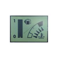 China Custom 7 Segment HTN Monochrome Speedometer Lcd Display for sale