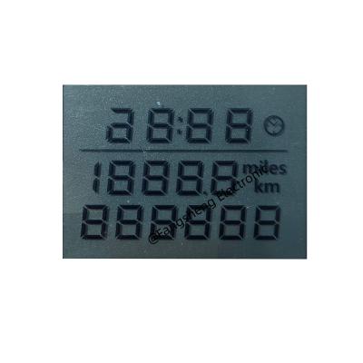China Custom LCD Screen for Motorcycles TN LCD Heat Seal Connector Speedometer Segment LCD Display OEM Support for sale