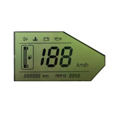 China Custom 12 Digits HTN Blue Speedometer LCD Motorcycle Display Speedometer LCD Display Screen for Honda Yamaha for sale