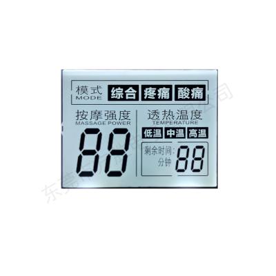 China Custom Black TN Segment LCD Panel LCD Screen LCD Display for Massager Seven Segment LCD for sale
