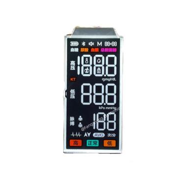 China Custom TN Negative Transmissive Type LCD TN LCD 7 Segment Displays For Sphygmomanometer for sale