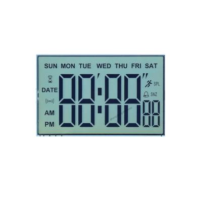 China Custom HTN Monochrome 7 Segment LCD Display Screens for Motion Gauges PIN Connector HTN Monochrome LCD Panel for sale