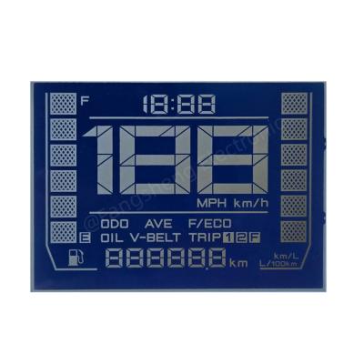 China Custom Speedometer Display Lcd Gauge Panel for Yamaha/Honda HTN Segment LCD Speedometer manufacturer for sale