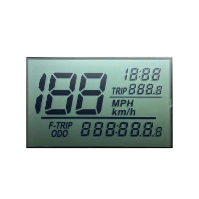 China OEM ODM Motorcycle Display Dashboard Htn Positive Display Semi-Transparent LCD Customized Size HTN LCD Display for sale