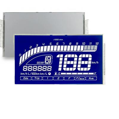 China Wholesale HTN Blue LCD Motorcycles Negative LCD Display for Speedometer HTN Negative Color Screen for sale