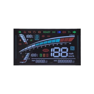China Custom Display Lcd For Motorcycles Speedometer Vehicle Dashboard Lcd Custom Segment Lcd Display for sale