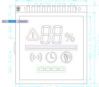 China VA Custom Monochrome Negative Segment Va LCD Panel Display Monochrome Screen for sale