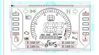 China Custom VA LCD Display for Motorcycle Instrument Cluster | Monochrome Segment LCD Solution for sale