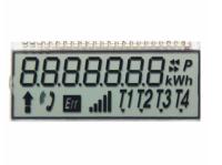 China Positive Reflective 4 Digit 7 Segment Display For Electronic Scale Static Driving Method for sale