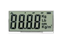 China Positive Reflective 4 Digit 7 Segment Display For Electronic Scale Static Driving Method for sale