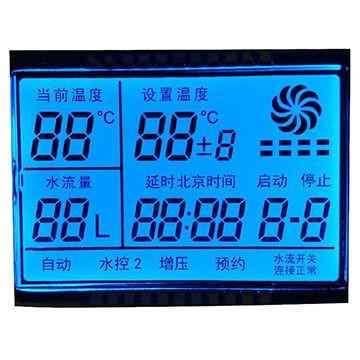 Pantalla estática/dinámica del LCD Digital para el segmento mecánico de los metros de calor 7