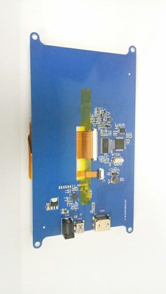 Affichage HDMI de haute luminosité et carte d'entraînement PCB pour Raspberry Pi 3 6 O' Clock Direction de vision 7 pouces LCD transmissif